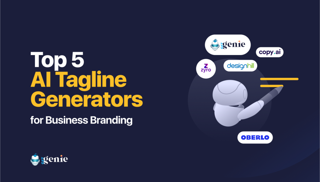 Die 5 besten KI-Slogan-Generatoren für Business Branding – GetGenie