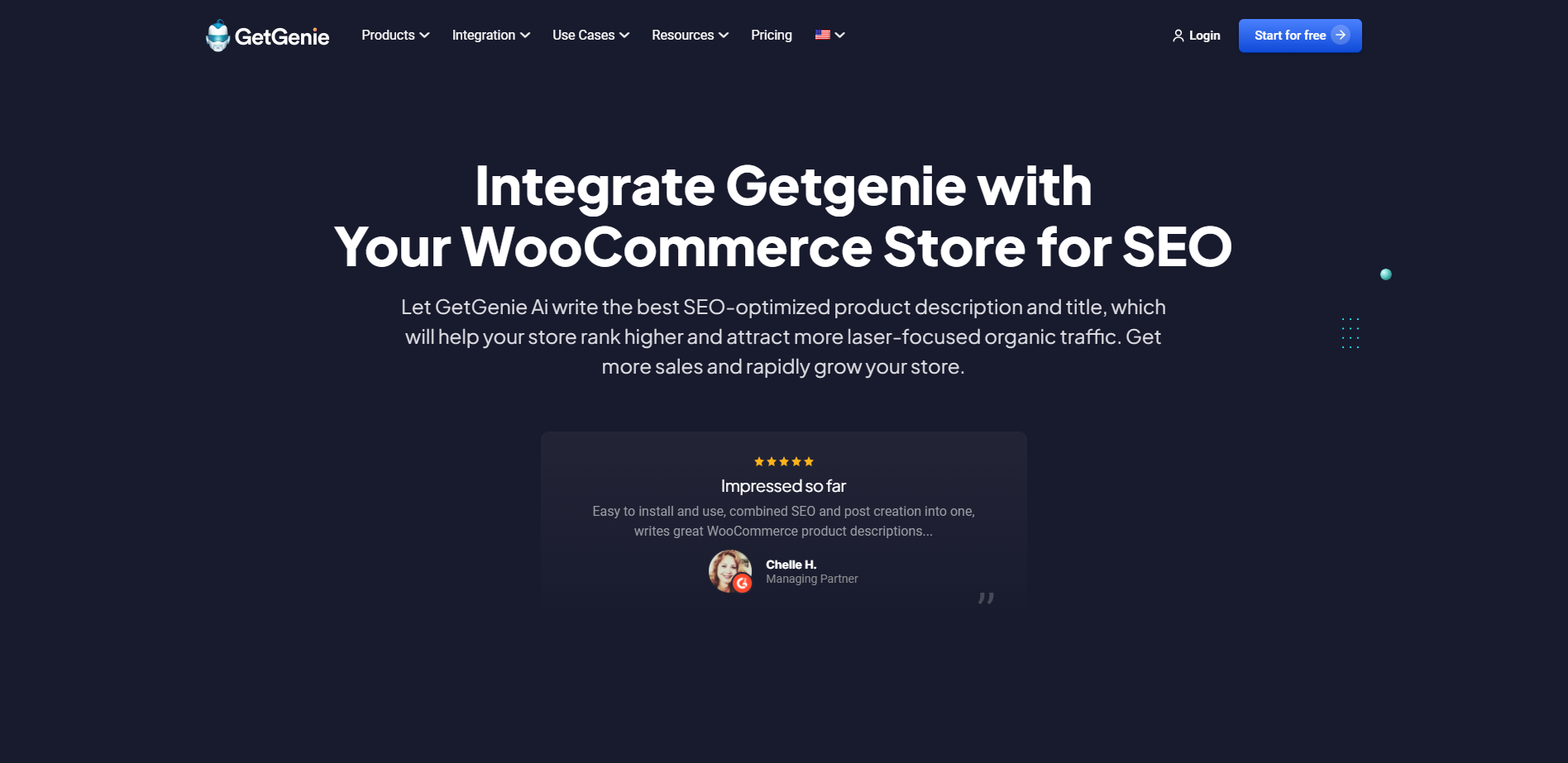 WooCommerce SEO - GetGenie Ai