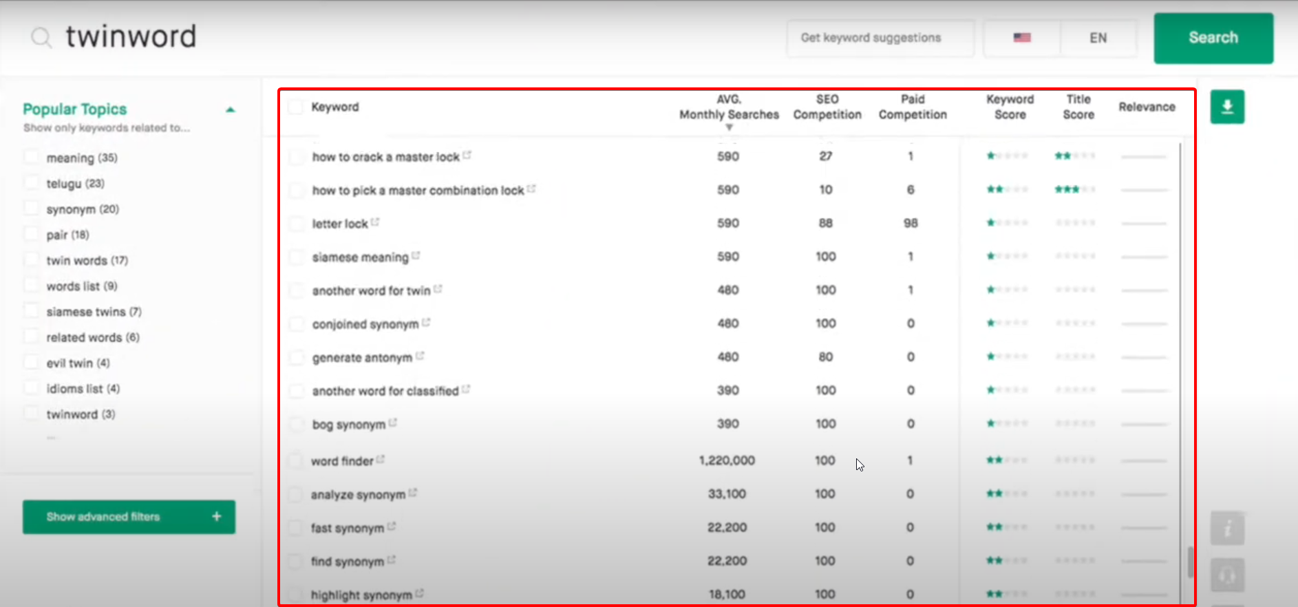 Las 10 mejores herramientas gratuitas de investigación de palabras ...