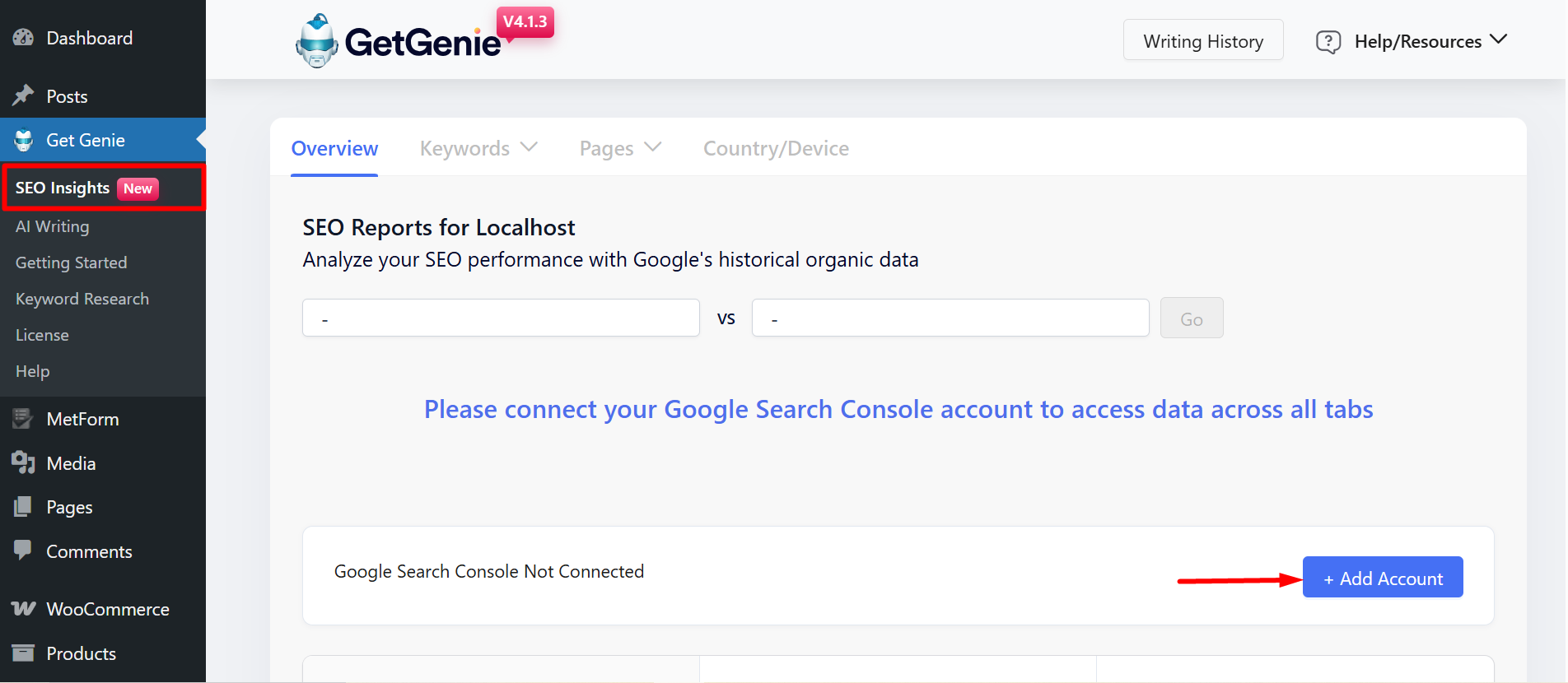 How to Connect GSC to SEO Insights